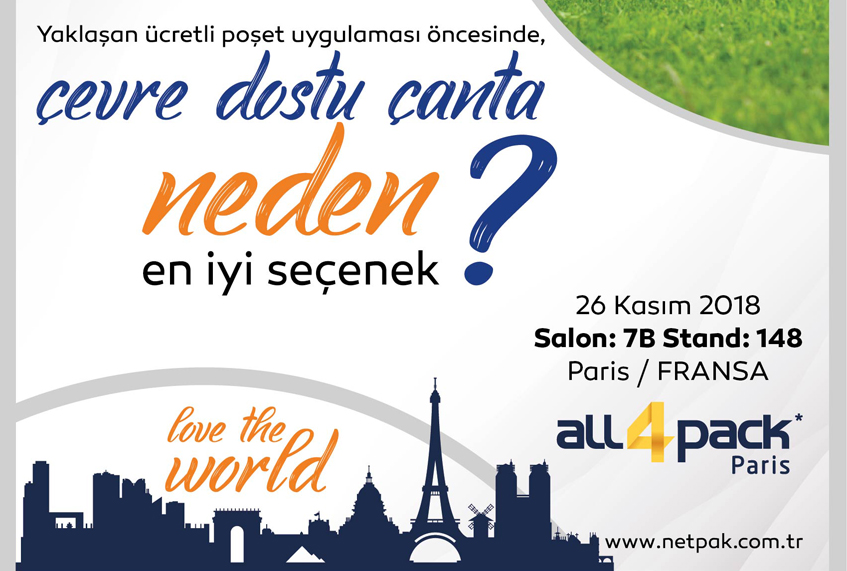 Netpak Packaging At All4pack Paris Fair - Nonwoven Bag - Netpak